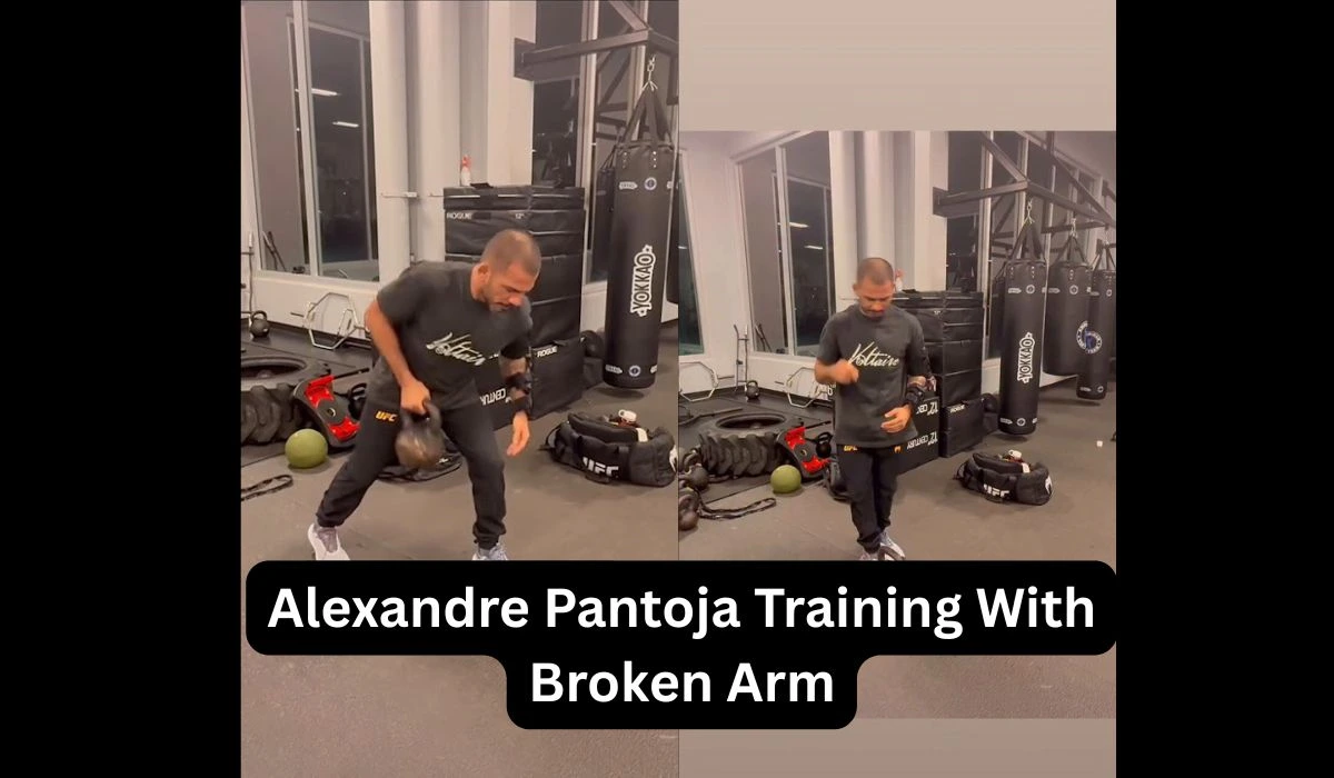 Alexandre Pantoja Training With Broken Arm - MMA Predict